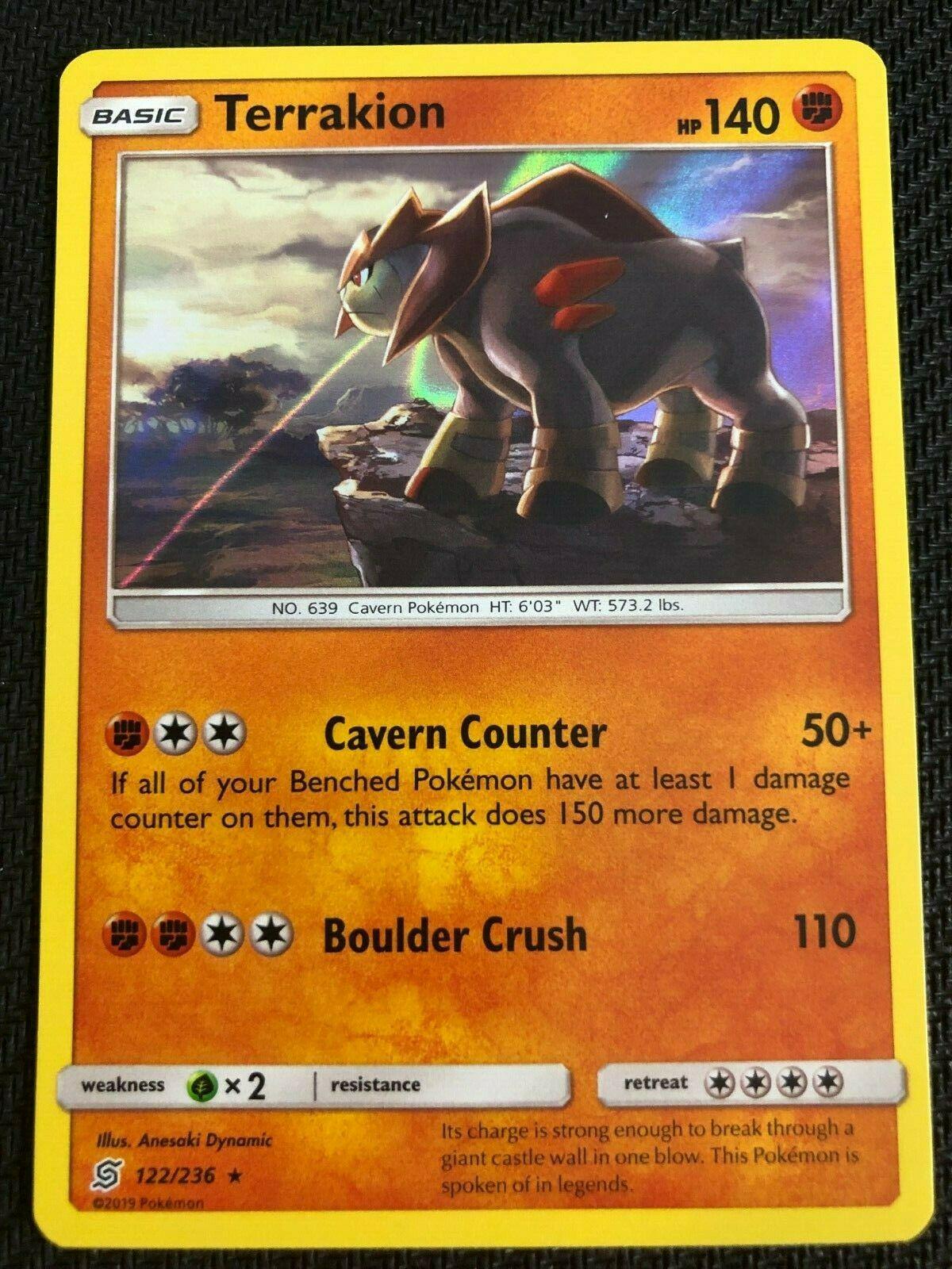 Terrakion #122 Prices | Pokemon Unified Minds | Pokemon Cards