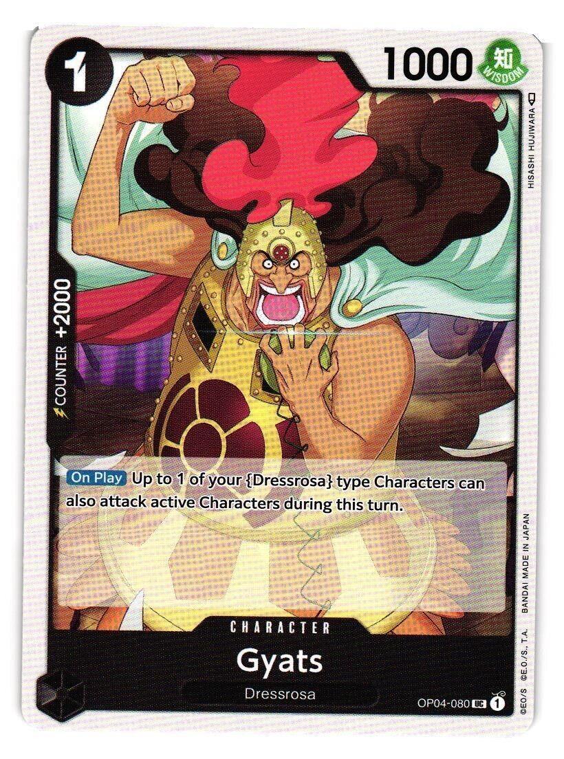Gyats OP04-080 Prices | One Piece Kingdoms of Intrigue | One Piece Cards