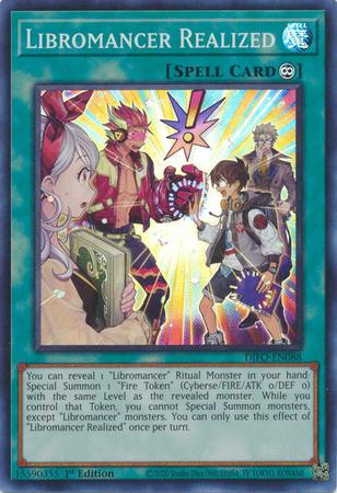 Libromancer Realized [1st Edition] | Ungraded | YuGiOh Dimension Force