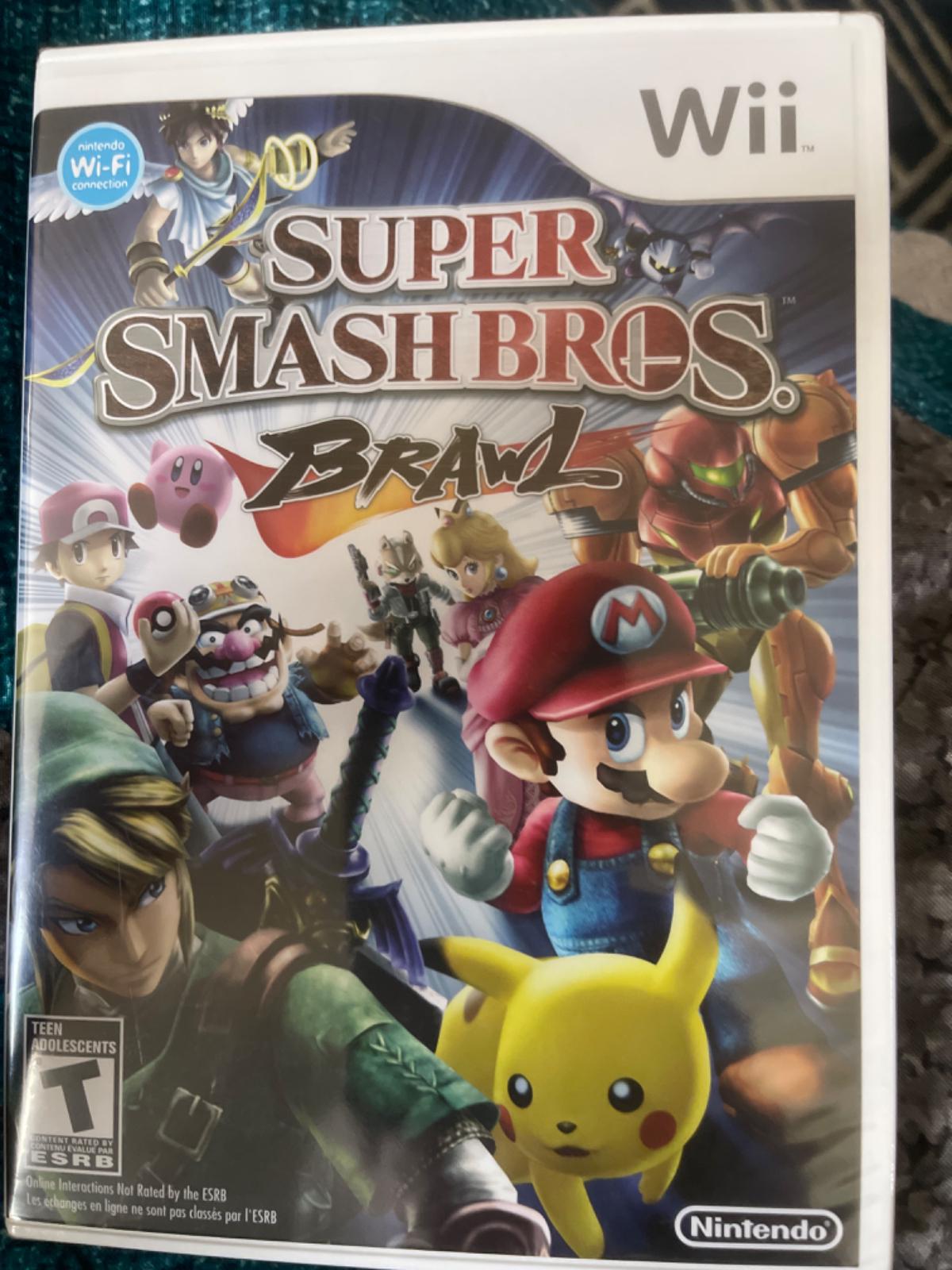 Super Smash Bros. Brawl | New Item, Box, and Manual | Wii