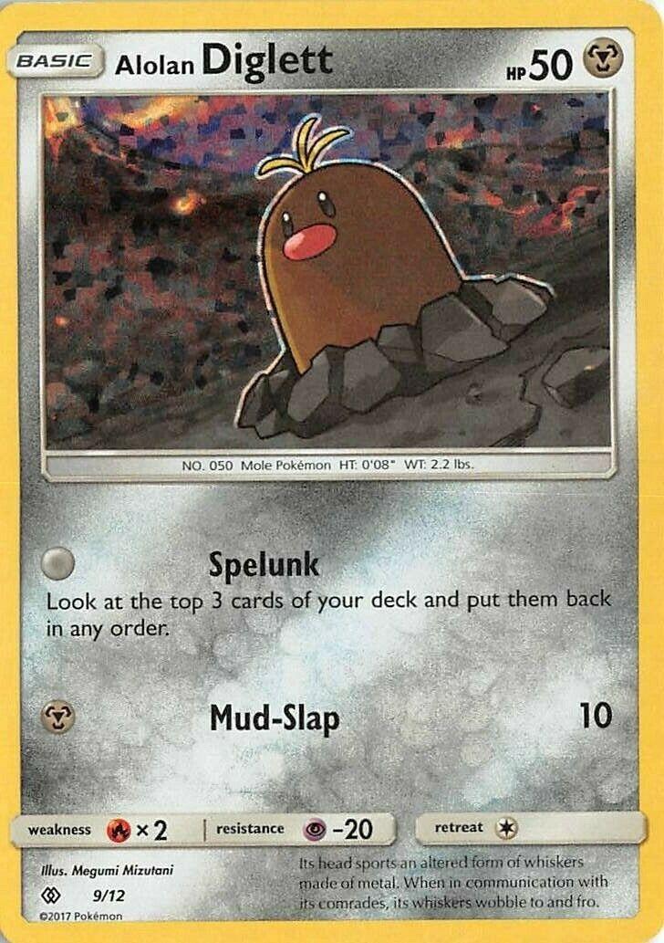 Alolan Diglett #9 Prices | Pokemon McDonalds 2017 | Pokemon Cards