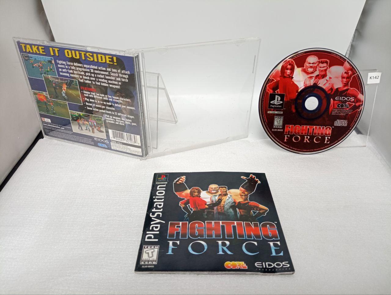 Fighting Force | Item, Box, and Manual | Playstation
