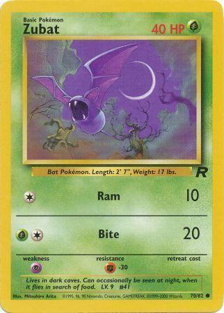 Zubat #70 Prices | Pokemon Team Rocket | Pokemon Cards