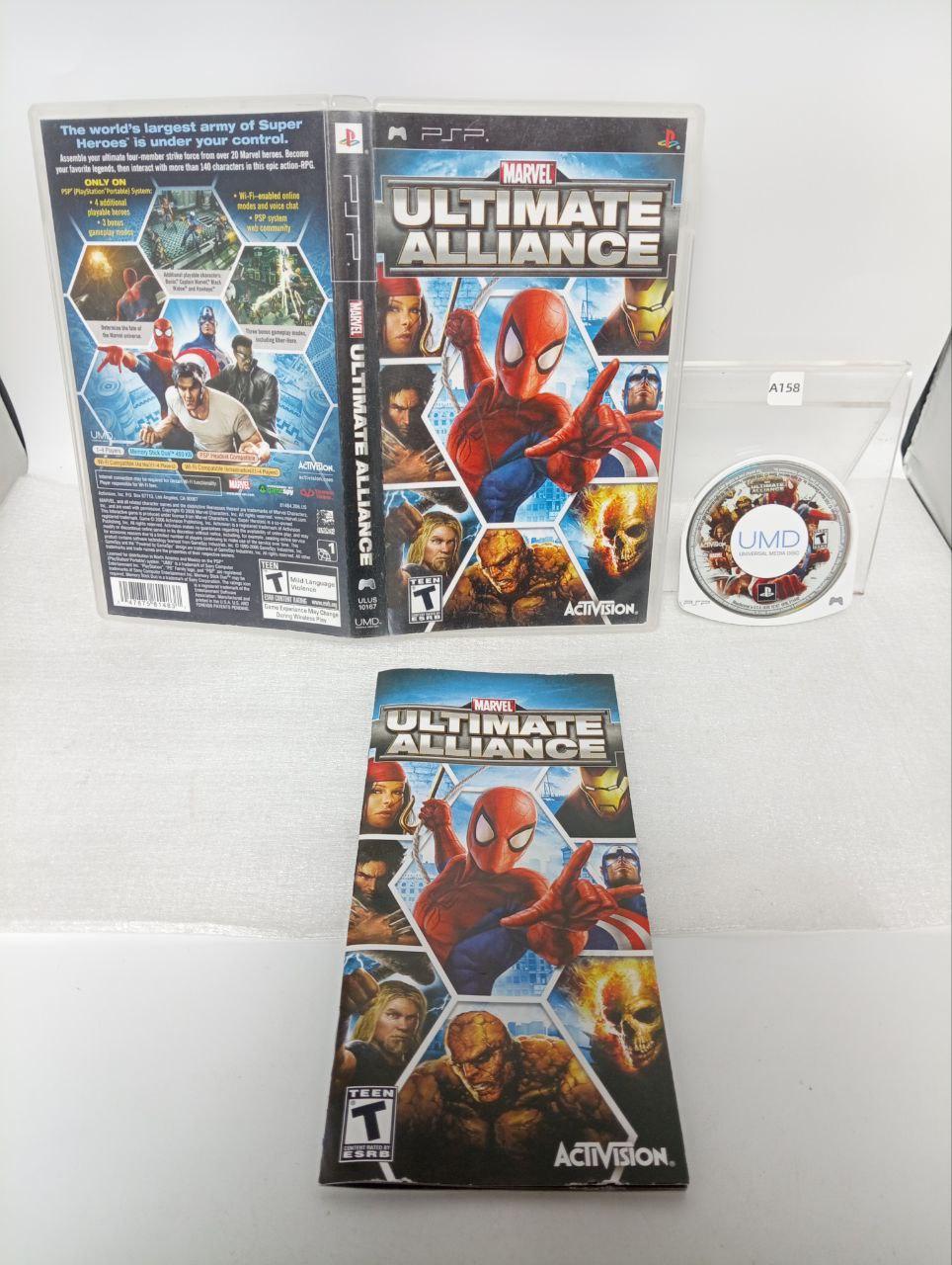 Marvel Ultimate Alliance | Item, Box, and Manual | PSP