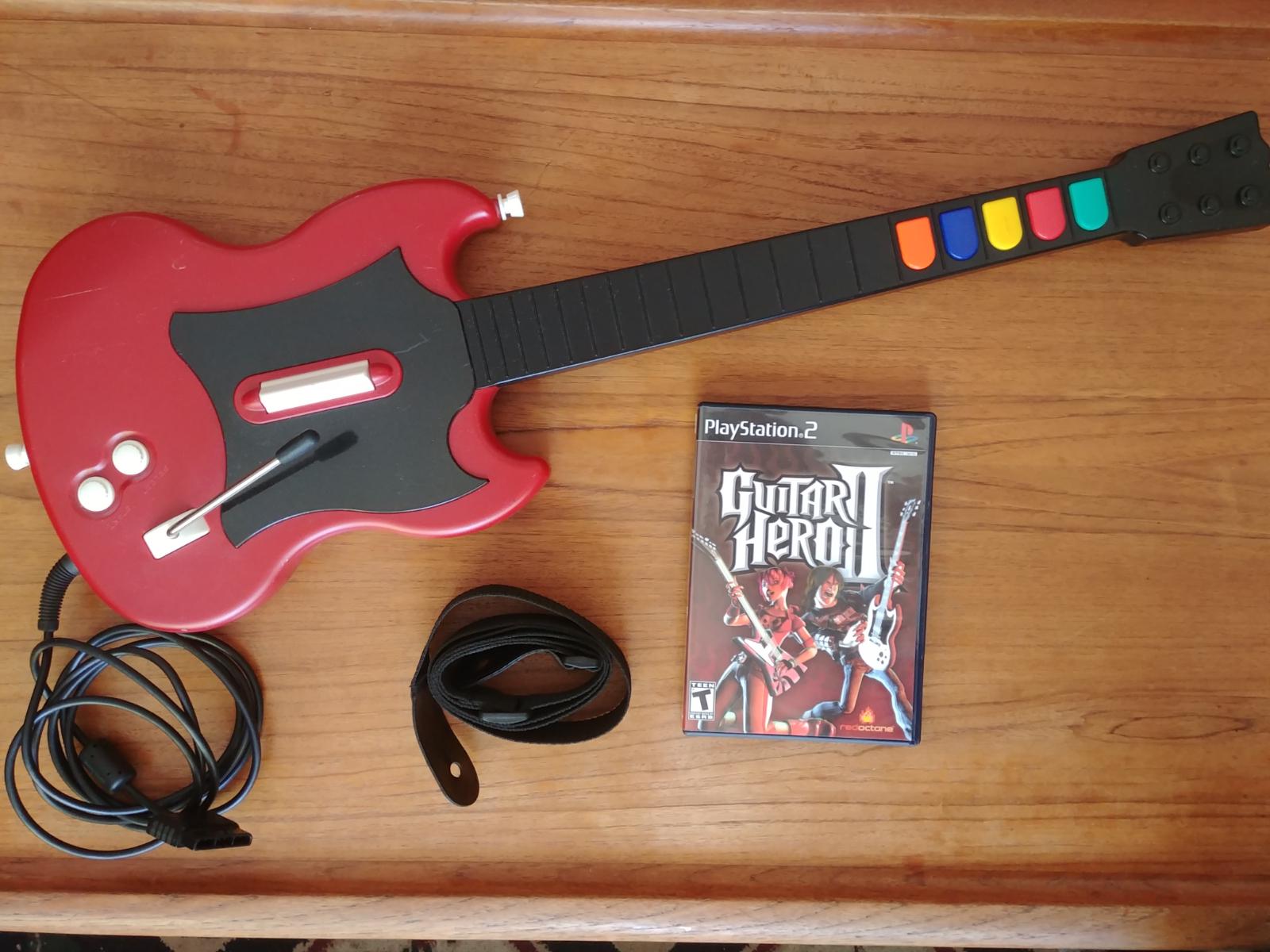 Guitar Hero II [Guitar Bundle] | Item and Manual only | Playstation 2