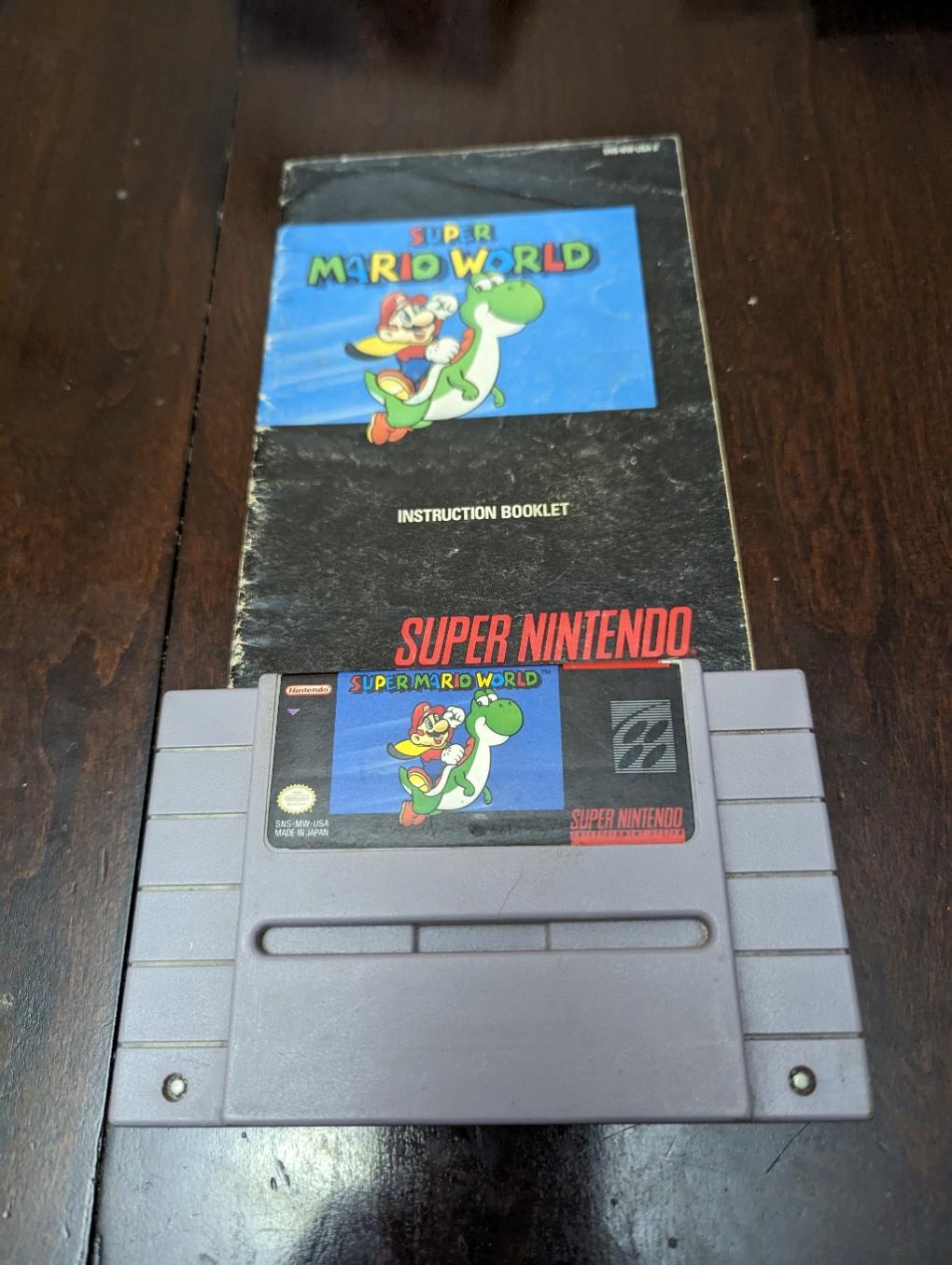 Super Mario World | Item and Manual only | Super Nintendo