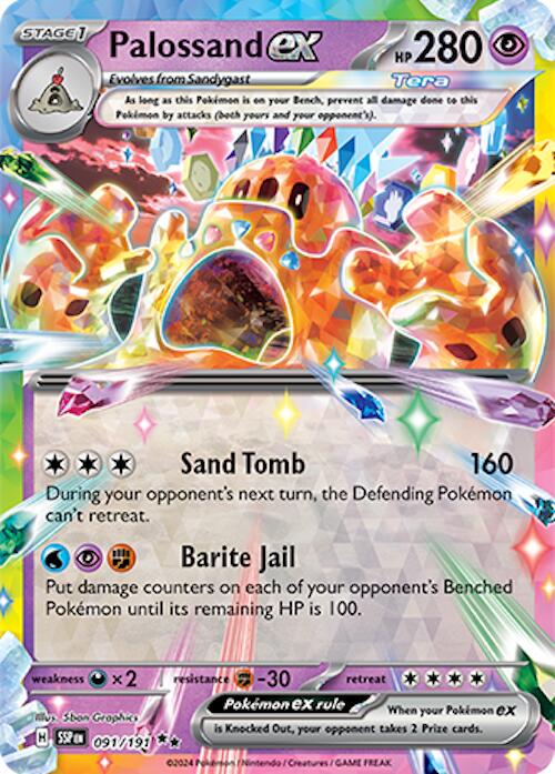 Palossand ex #91 Prices | Pokemon Surging Sparks | Pokemon Cards