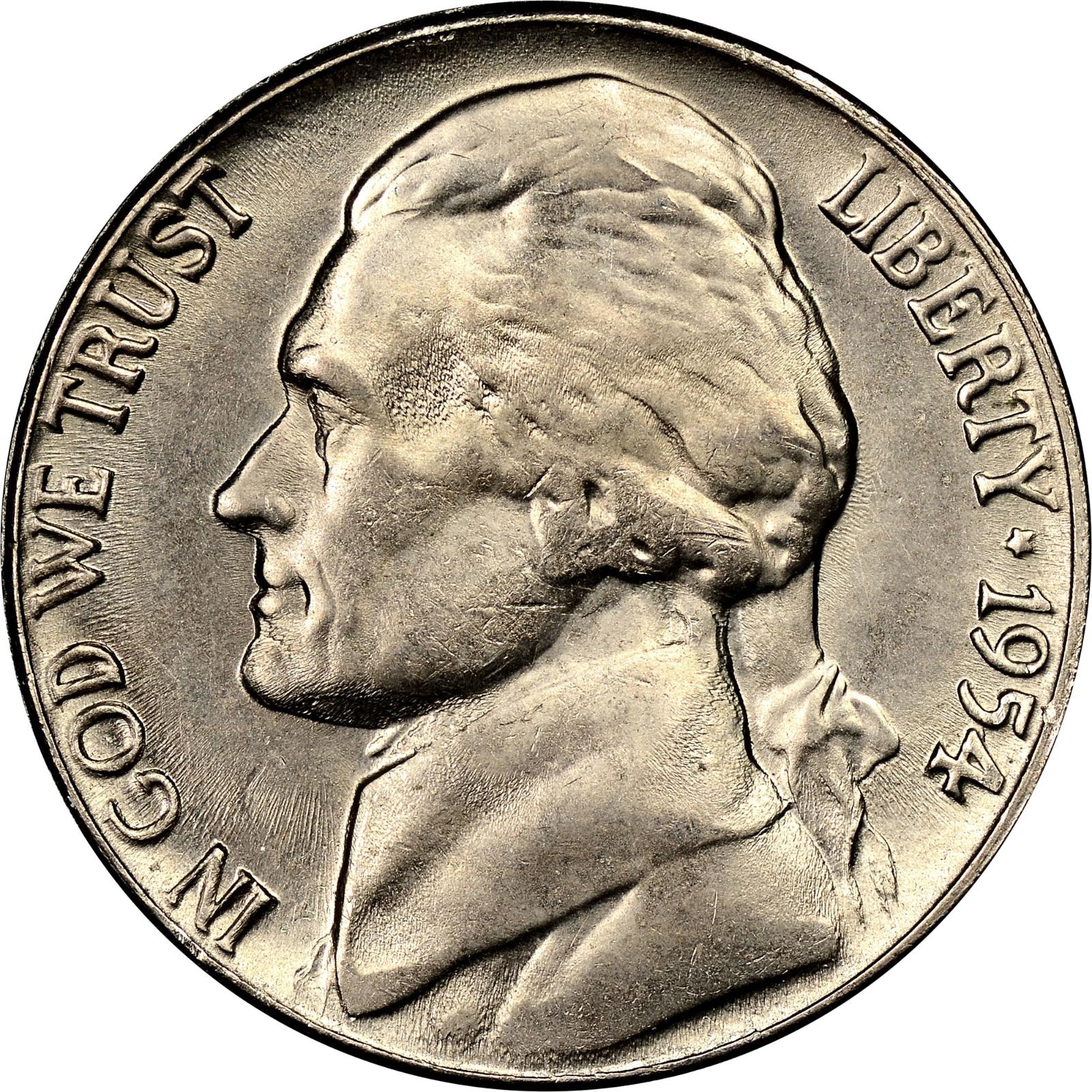 1954 D Jefferson Nickel Prices | Ungraded, NGC, PCGS Values