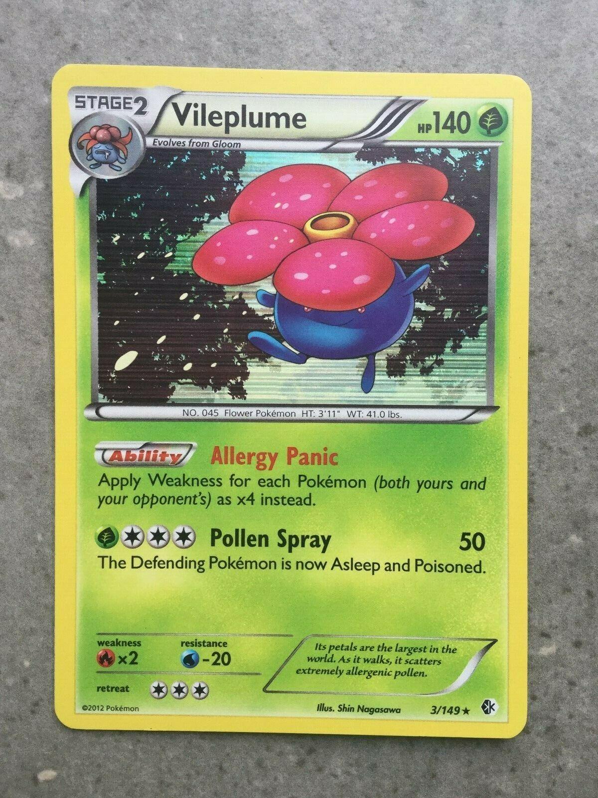Vileplume #3 Prices | Pokemon Boundaries Crossed | Pokemon Cards