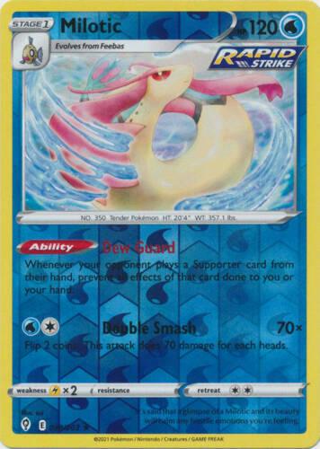 Milotic [Reverse Holo] #38 Prices | Pokemon Evolving Skies | Pokemon Cards