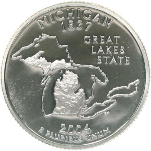 2004 S [SILVER MICHIGAN PROOF] State Quarter Prices | Ungraded, NGC ...