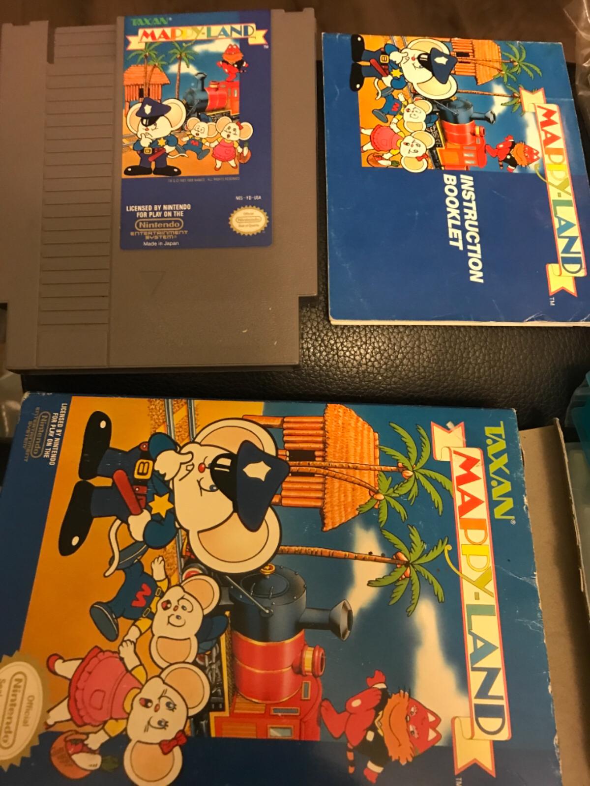 Mappy-Land | Item, Box, and Manual | NES