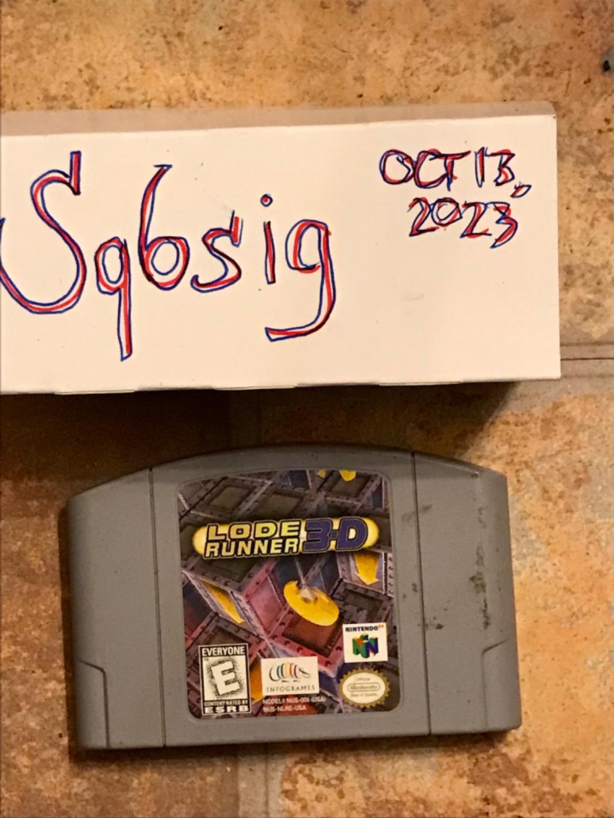 Lode Runner 3D | Item only | Nintendo 64