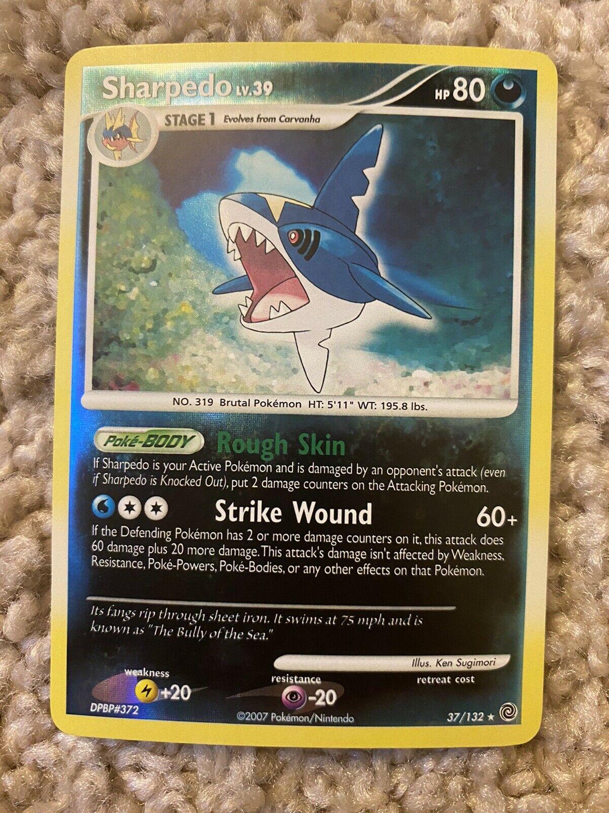 Sharpedo [Reverse Holo] #37 Prices | Pokemon Secret Wonders | Pokemon Cards