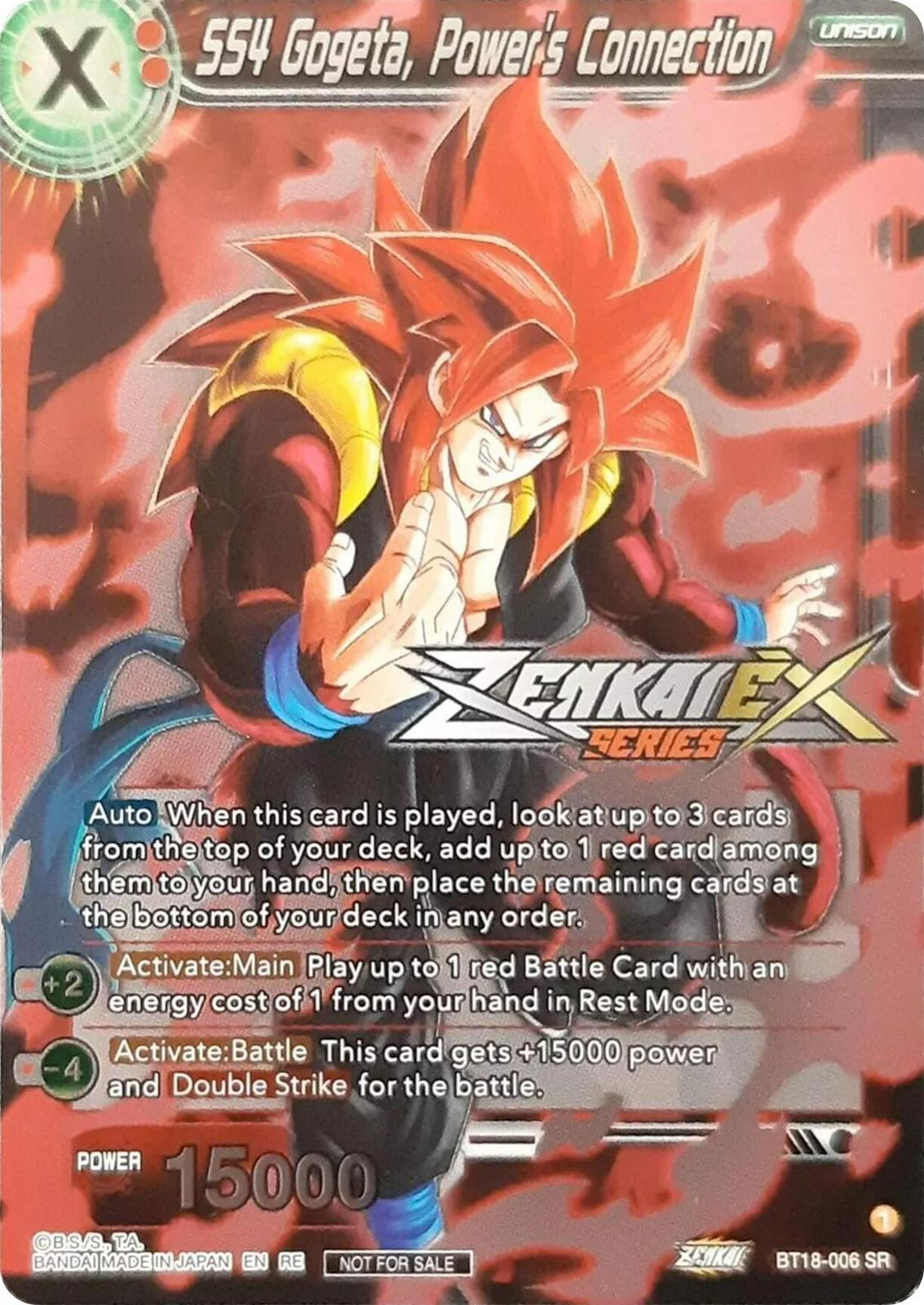 SS4 Gogeta, Power's Connection [Foil] BT18-006 Prices | Dragon Ball ...
