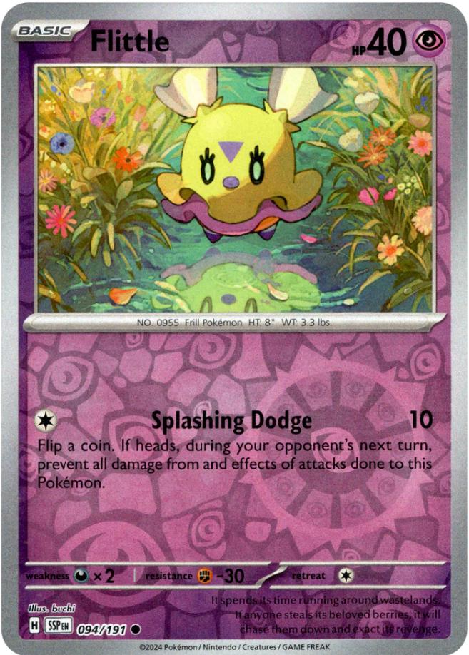 Flittle [Reverse Holo] #94 Prices | Pokemon Surging Sparks | Pokemon Cards