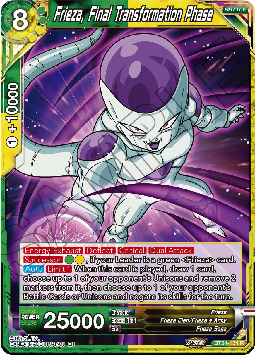 Frieza, Final Transformation Phase BT24-134 Prices | Dragon Ball Super ...
