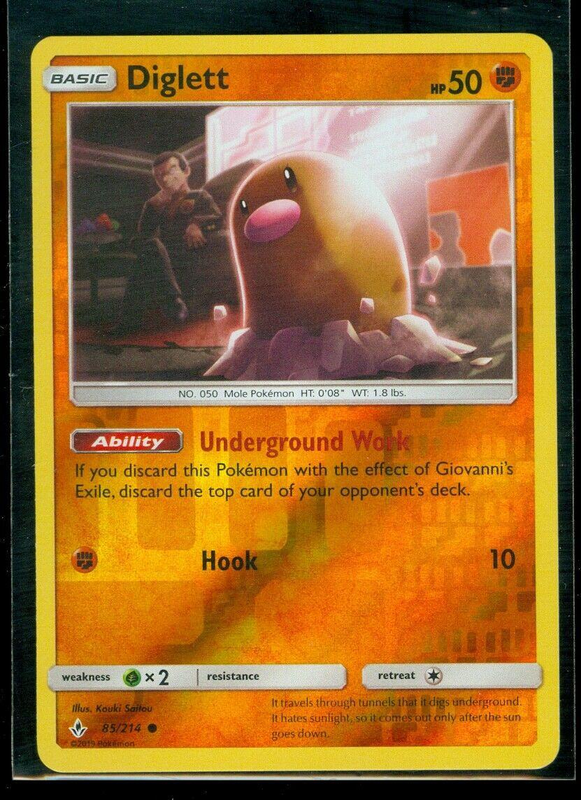 Diglett [Reverse Holo] #85 Prices | Pokemon Unbroken Bonds | Pokemon Cards