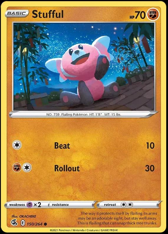 Stufful #150 Prices | Pokemon Fusion Strike | Pokemon Cards
