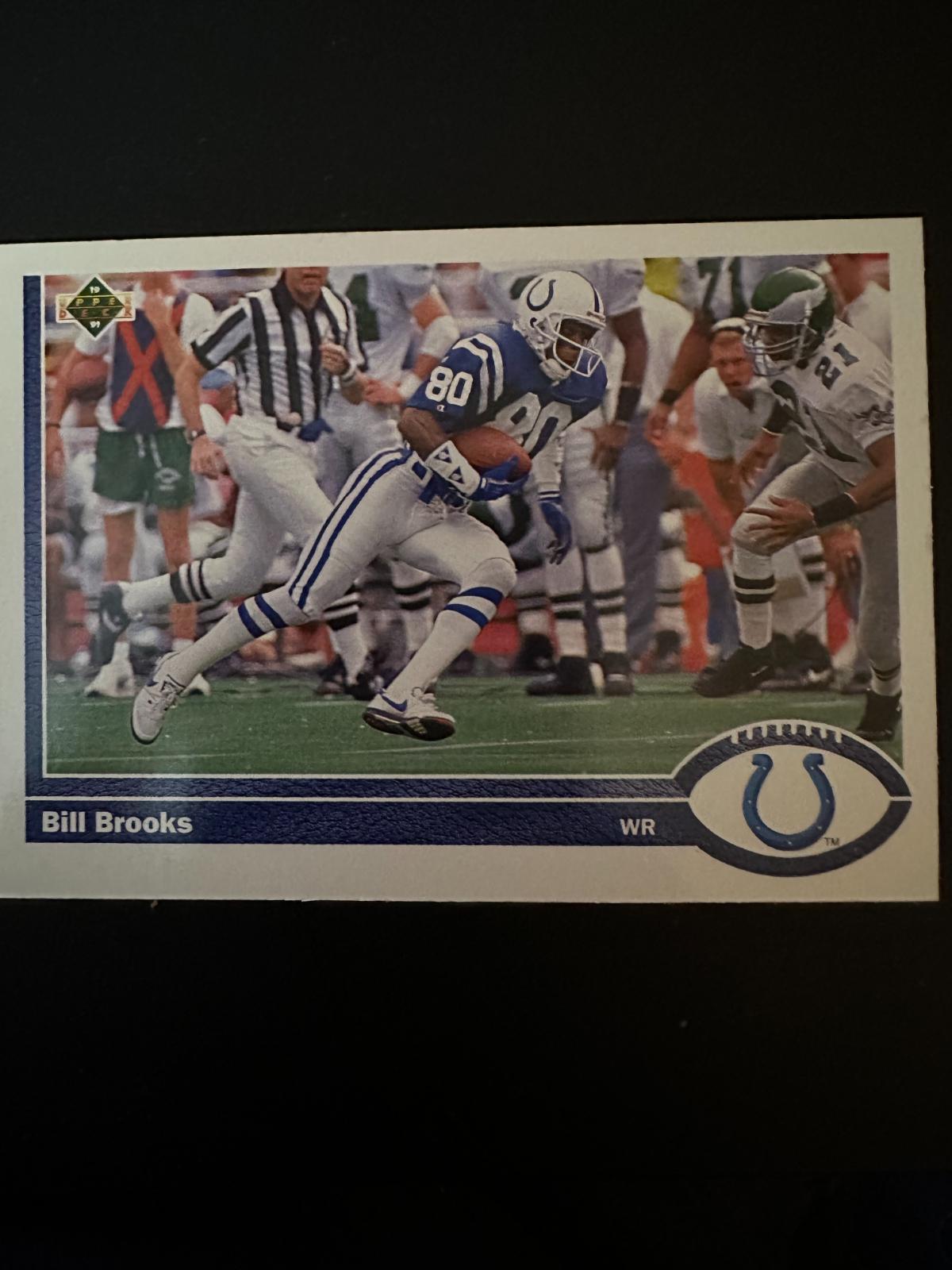 Bill Brooks #159 Prices | 1991 Upper Deck | Football Cards