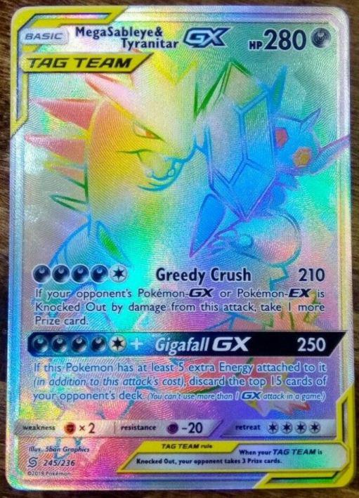 Mega Sableye & Tyranitar GX #245 Prices | Pokemon Unified Minds ...