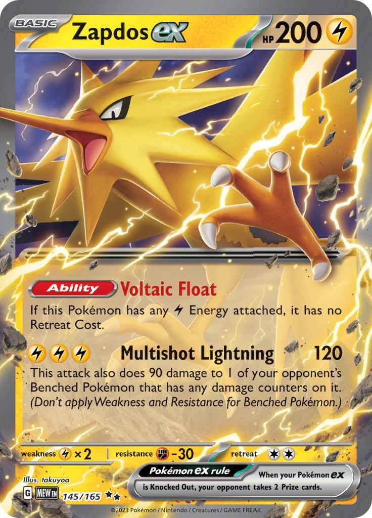 Zapdos ex #145 Prices | Pokemon Scarlet & Violet 151 | Pokemon Cards