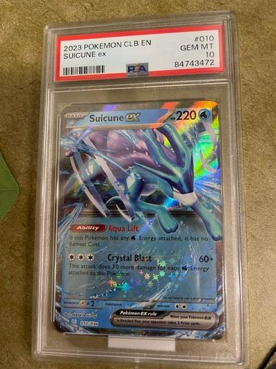 Suicune EX | PSA 10 | Pokemon TCG Classic: Blastoise Deck