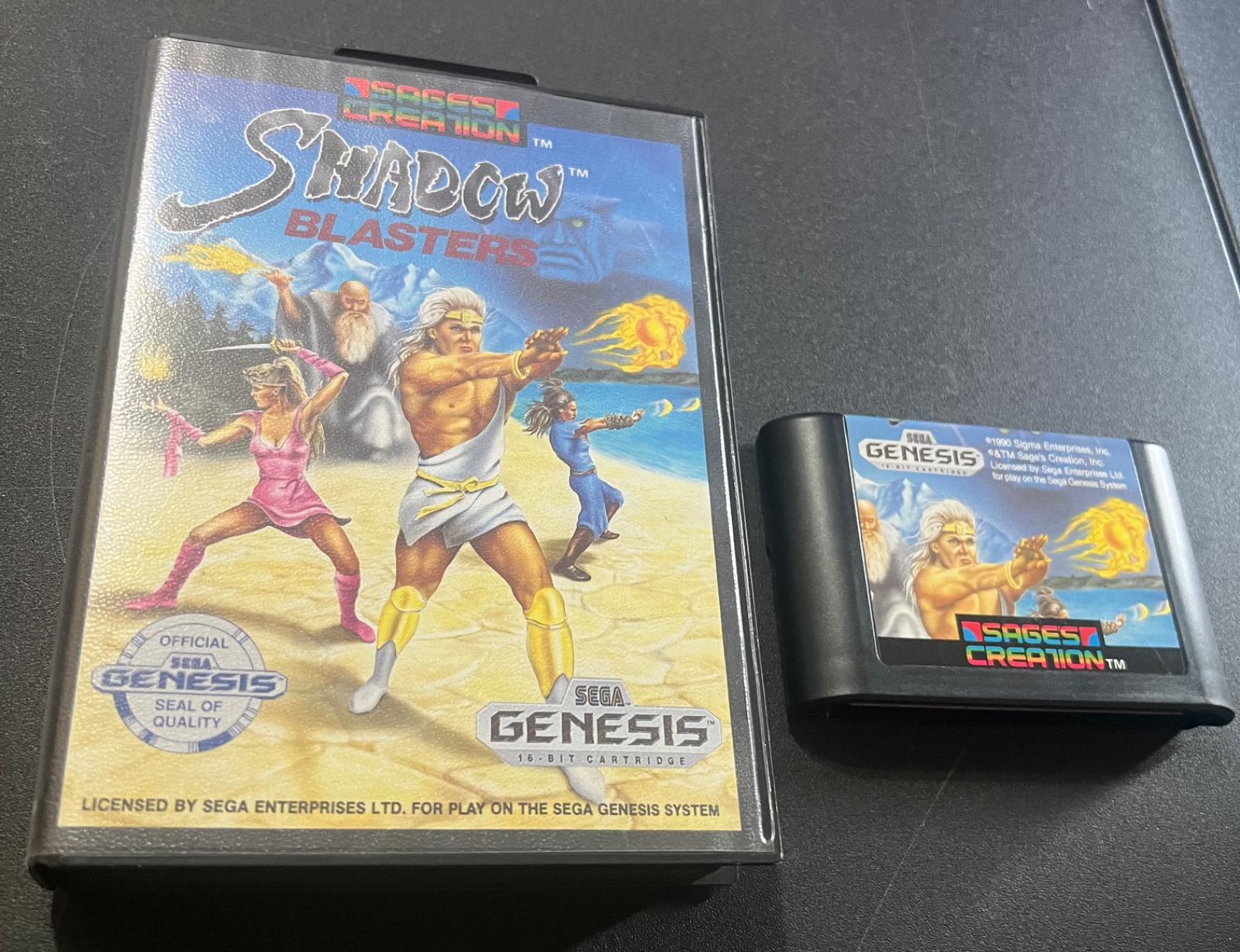 Shadow Blasters | Item and Box only | Sega Genesis