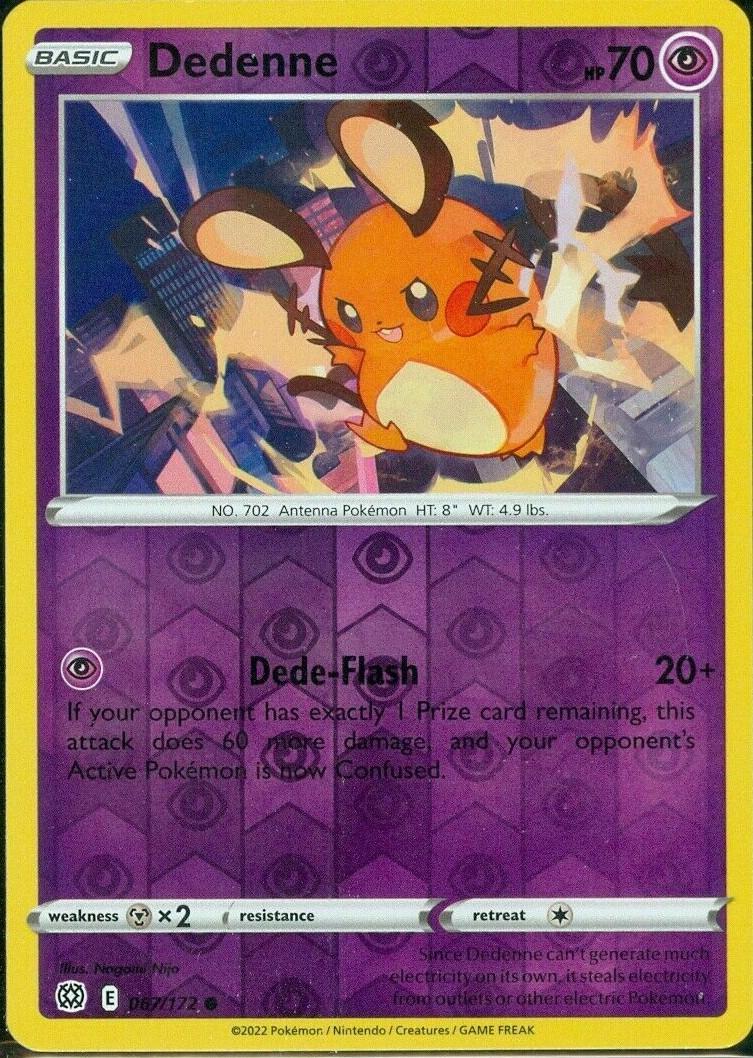Dedenne [Reverse Holo] #67 Prices | Pokemon Brilliant Stars | Pokemon Cards
