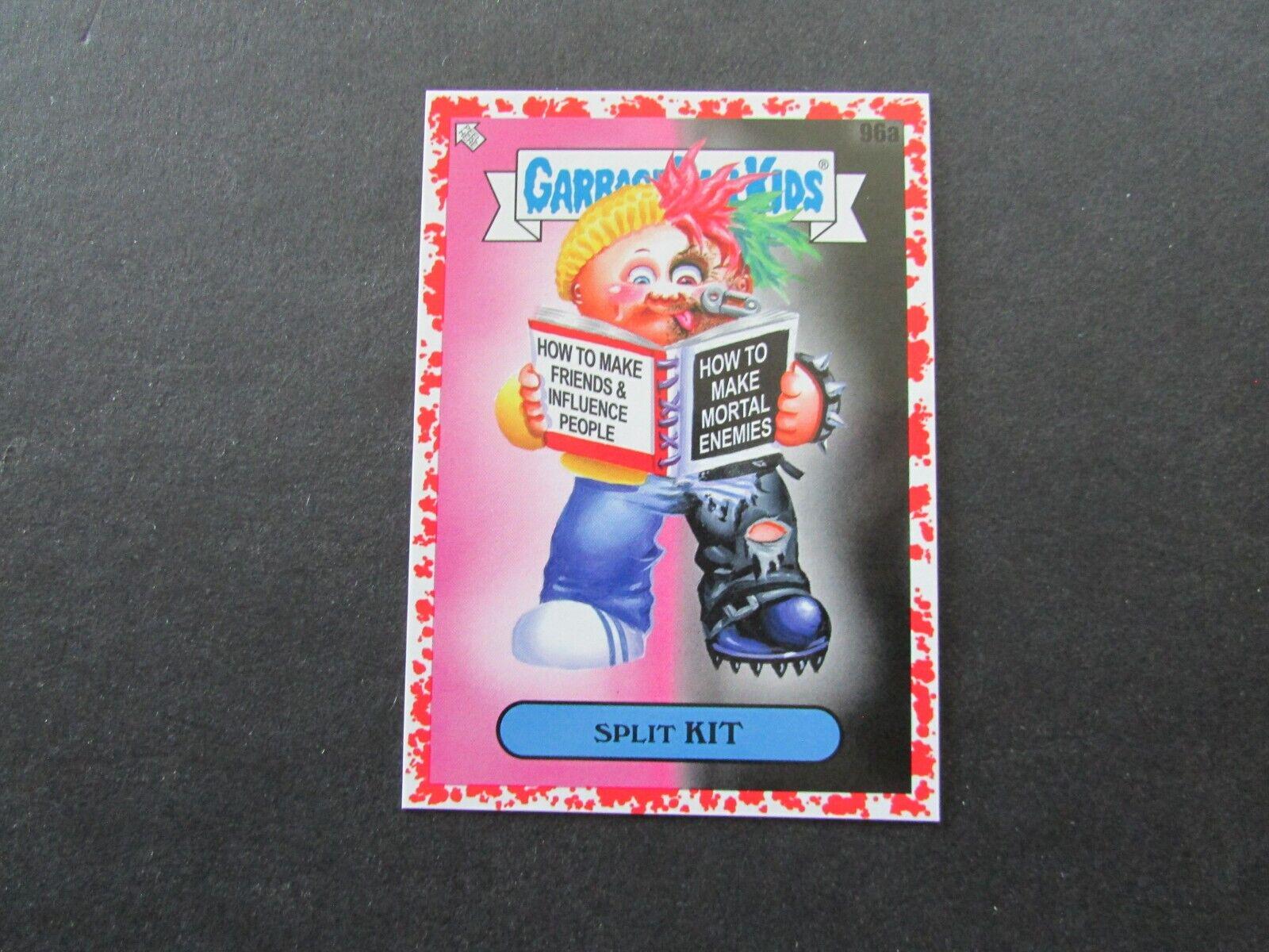 Split Kit [Red] #96a Prices | Garbage Pail Kids Book Worms | GPK Cards