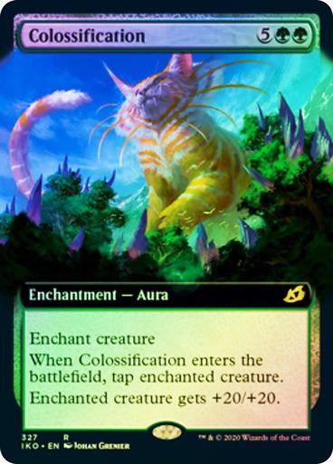 Colossification [Extended Art Foil] Prices | Magic Ikoria Lair of ...