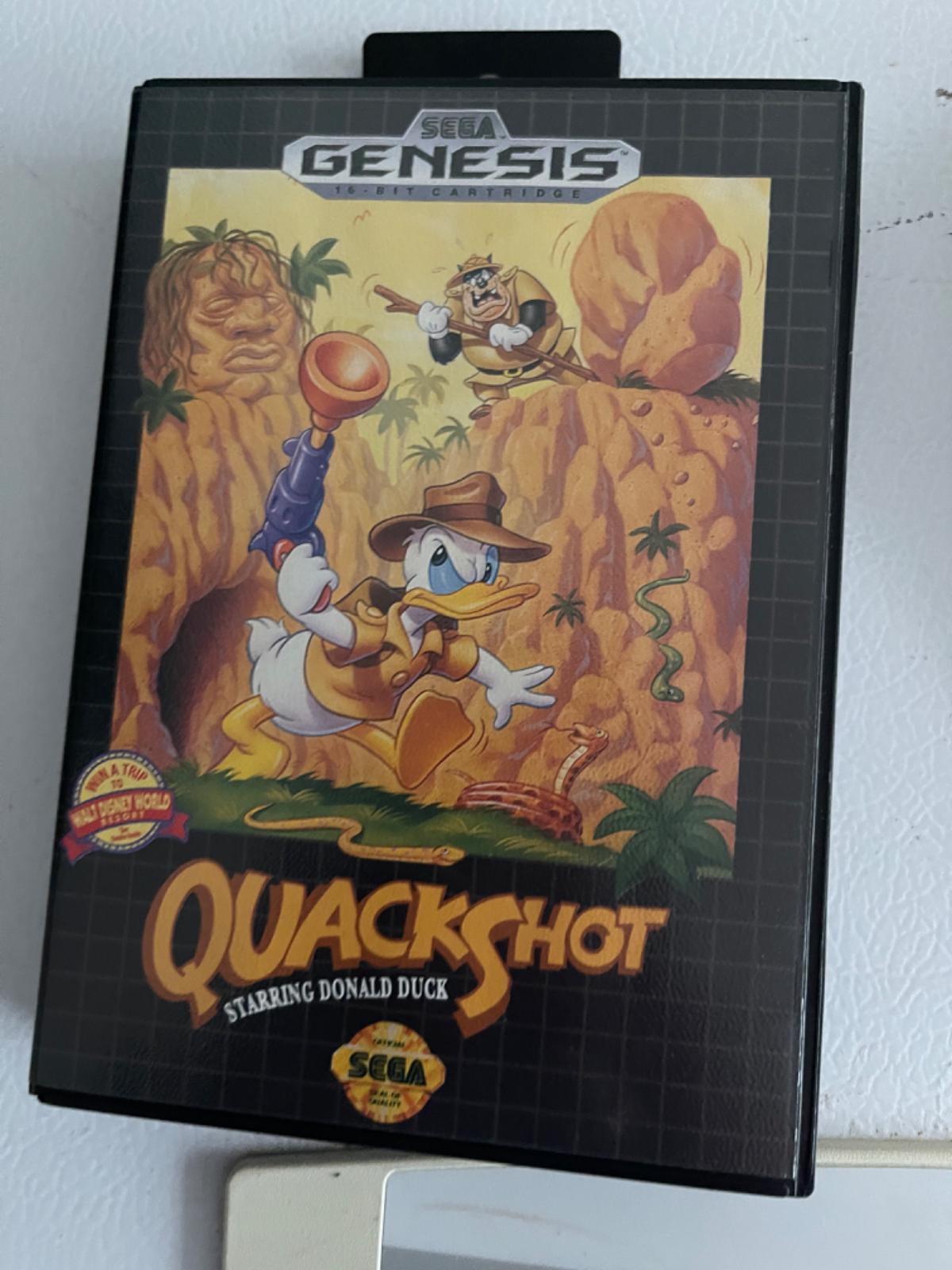 QuackShot Starring Donald Duck | Item, Box, and Manual | Sega Genesis