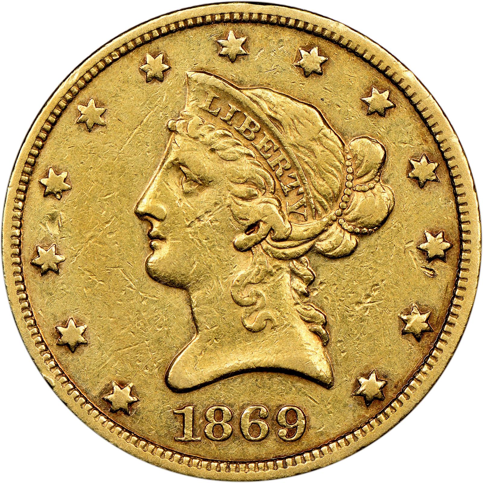1869 [PROOF] Liberty Head Gold Double Eagle Prices | Ungraded, NGC ...