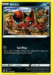 Nickit #112 Prices | Pokemon Darkness Ablaze | Pokemon Cards