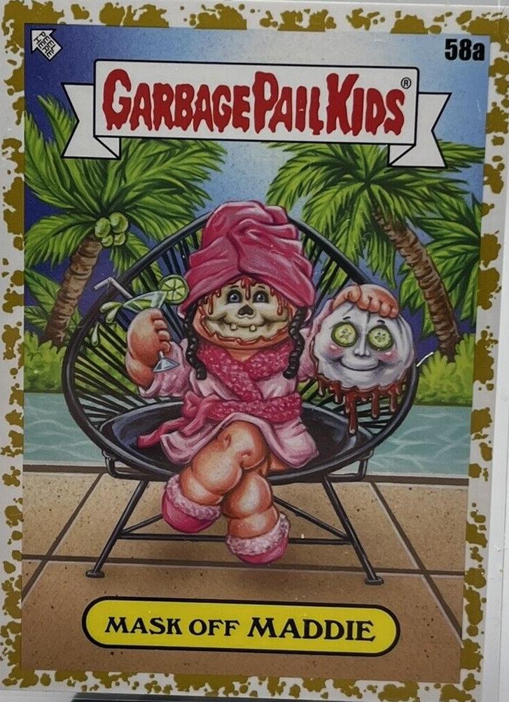 Mask Off MADDIE [Gold] #58a Prices | Garbage Pail Kids Go on Vacation ...