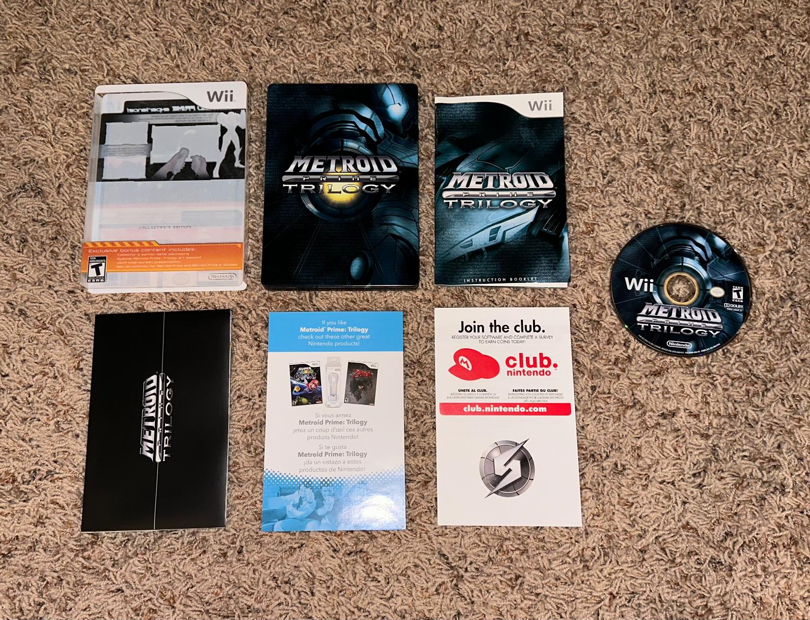 Metroid Prime Trilogy [Collector's Edition] | Item, Box, and Manual | Wii