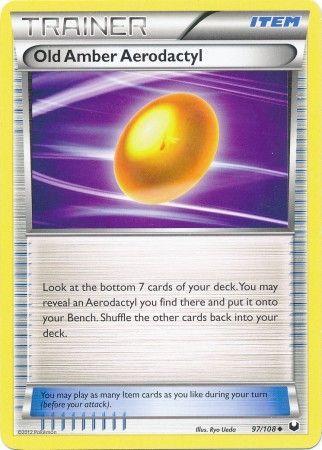 Old Amber Aerodactyl #97 Prices | Pokemon Dark Explorers | Pokemon Cards
