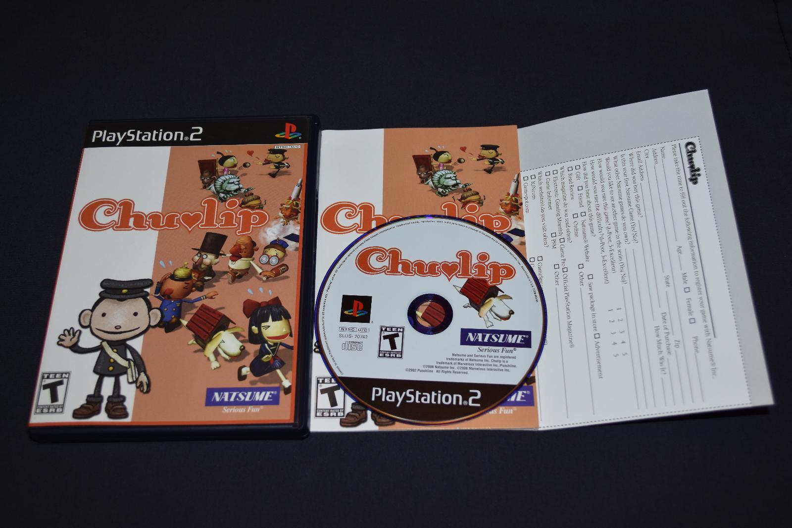 Chulip | Item, Box, and Manual | Playstation 2
