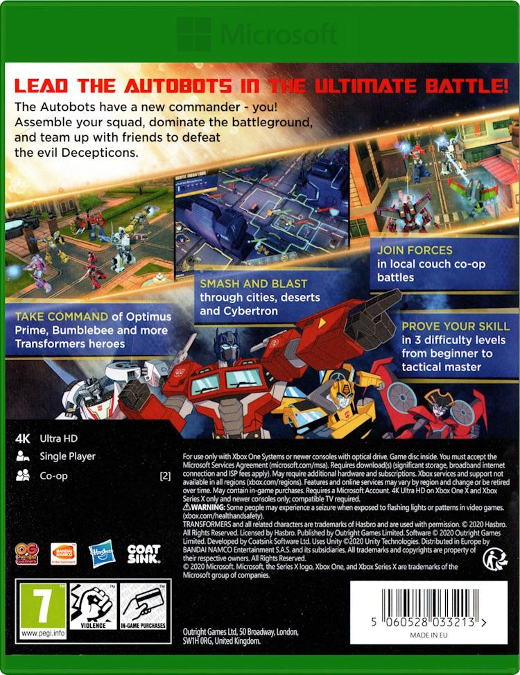 Transformers: Battlegrounds Prices PAL Xbox One | Compare Loose, CIB ...