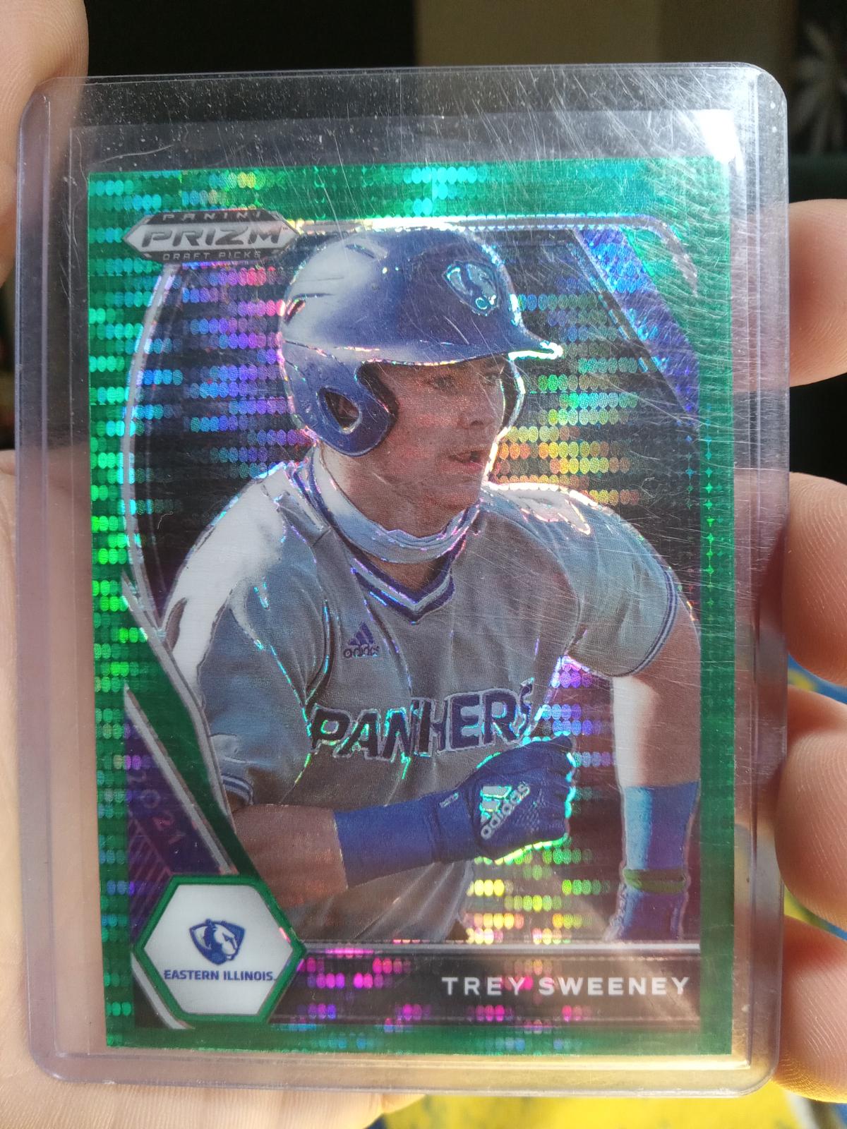 Trey Sweeney [Green Pulsar Prizm] | Ungraded | 2021 Panini Prizm Draft ...