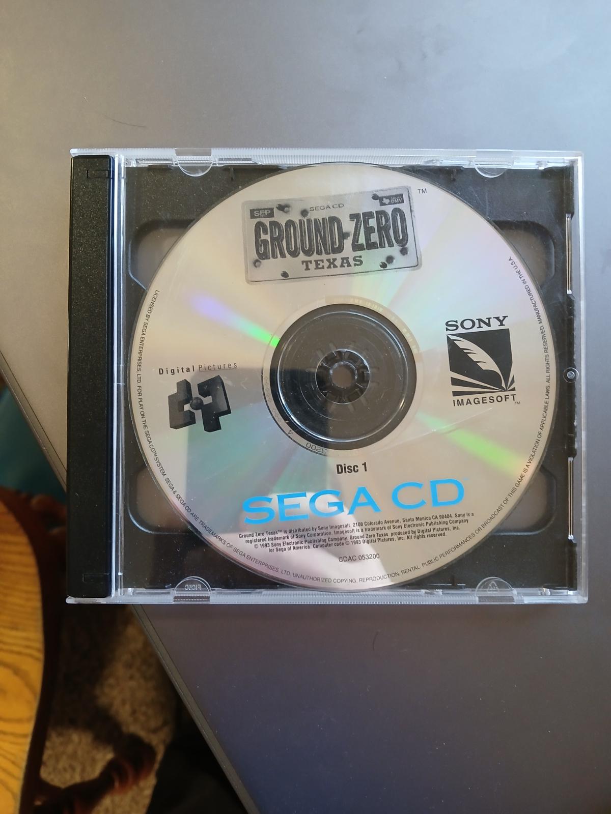 Ground Zero Texas | Item only | Sega CD