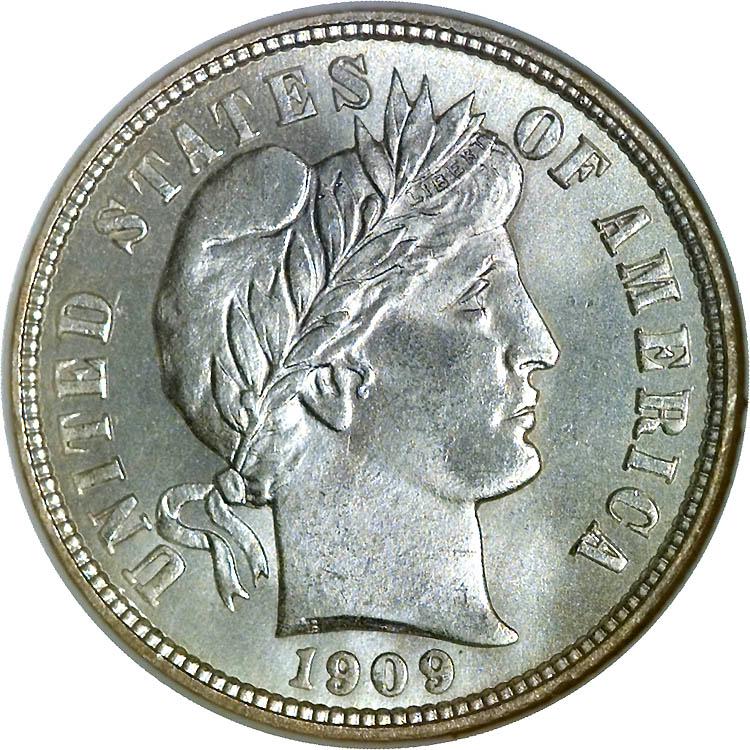 1909 O Barber Dime Prices | Ungraded, NGC, PCGS Values