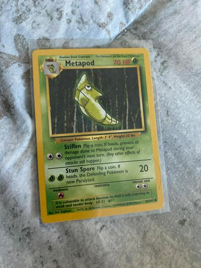 Metapod [1st Edition] | Ungraded | Pokemon Base Set