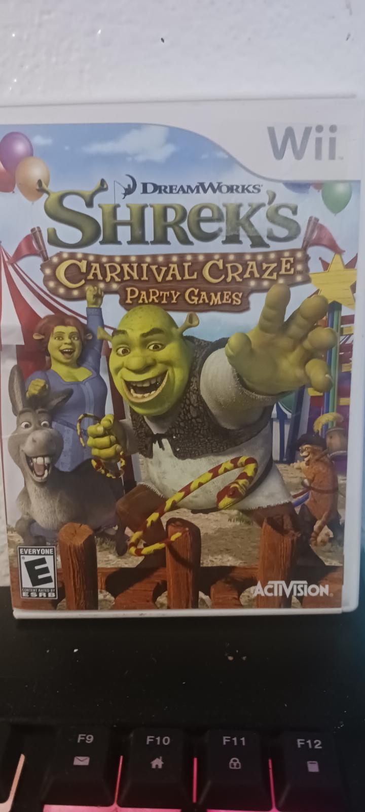 Shrek's Carnival Craze | Item, Box, and Manual | Wii
