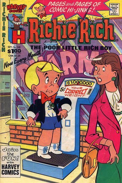 Richie Rich #240 (1989) Prices | Richie Rich Series