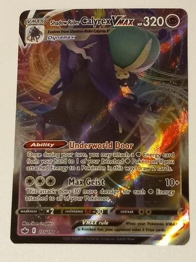 Shadow Rider Calyrex VMAX | Ungraded | Pokemon Chilling Reign
