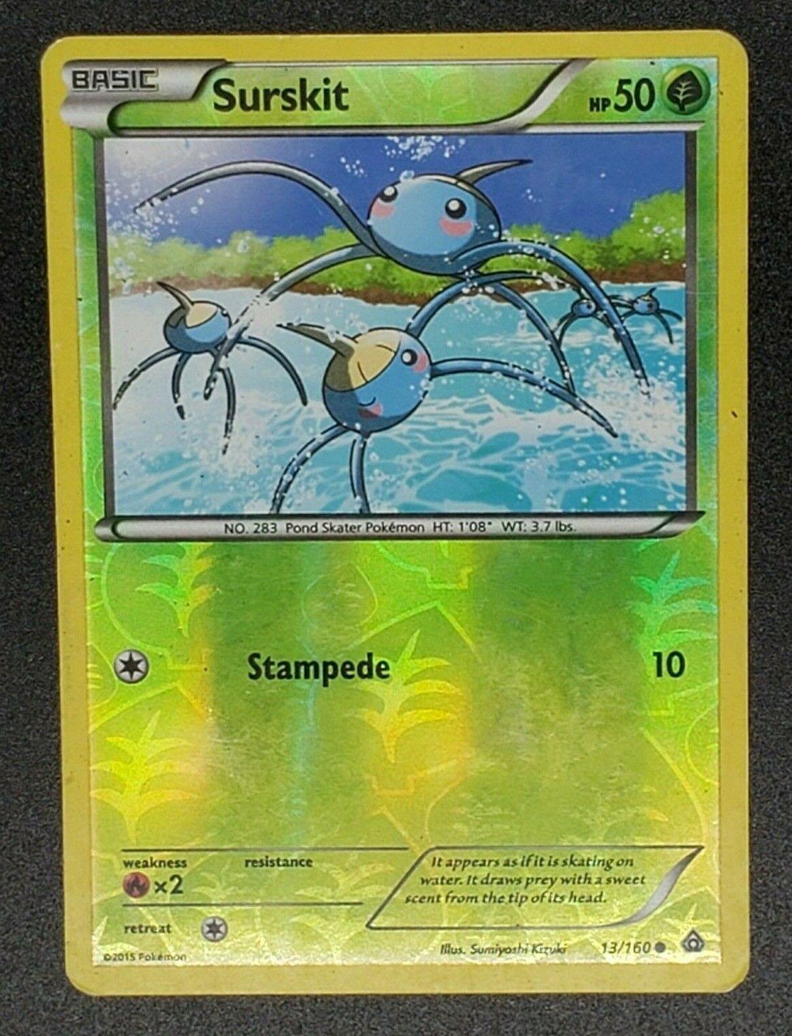 Surskit [Reverse Holo] #13 Prices | Pokemon Primal Clash | Pokemon Cards