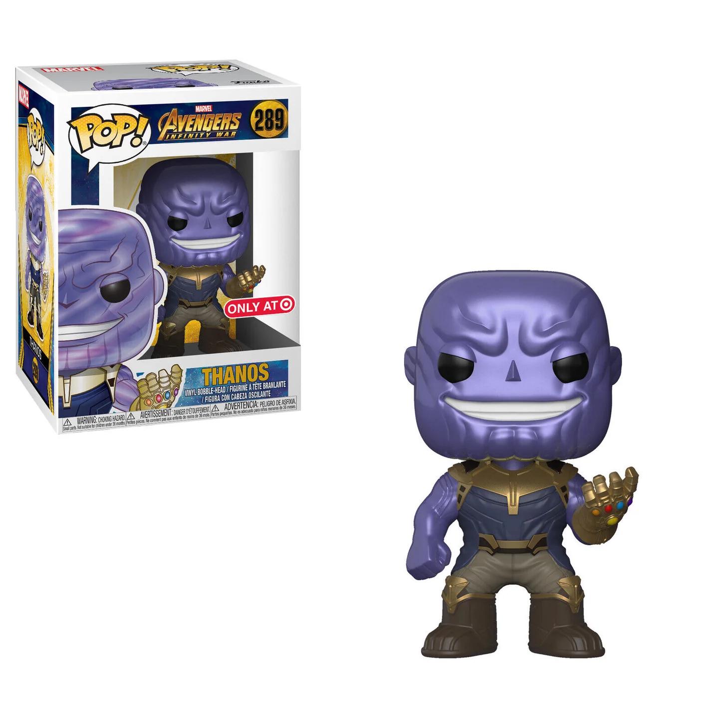 Thanos [Metallic] #289 Prices | Funko POP Marvel | New & Loose Values