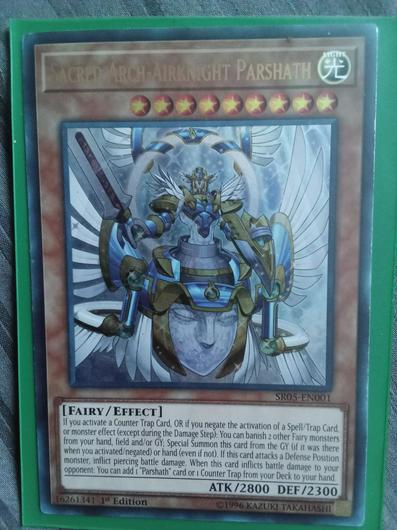 Sacred Arch-Airknight Parshath | Ungraded | YuGiOh Structure Deck: Wave ...