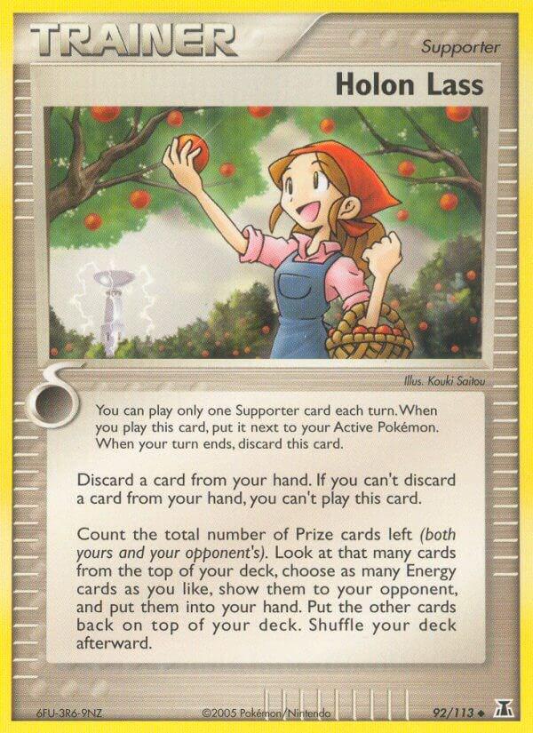 Holon Lass #92 Prices | Pokemon Delta Species | Pokemon Cards